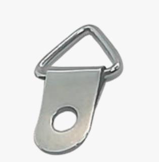 China Single Hole Triangle D Ring Hanger 20mm Center Distance Stable Load Capacity for sale