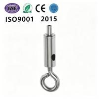 China O Shape Closed Hook Cable Gripper M4 M5 M6 Thread Sizes Copper Iron Material for Secure Wire Rope Locking for sale