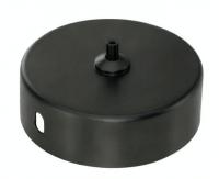 China Matte Black 60mm 20mm Ceiling Rose Cord Grip for Secure Cable Management for sale