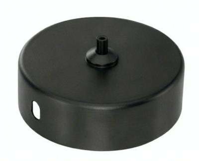 China Matte Black 60mm 20mm Ceiling Rose Cord Grip for Secure Cable Management for sale