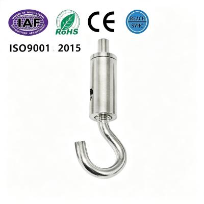 China Copper Iron Cable Gripper M4 M5 M6 Thread Sizes for Light Billboard Suspension for sale