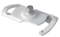 China Round Base Quick Clip Cable Gripper for Aluminium Profile Suspension Hardware for sale