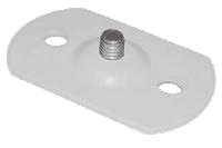 China Round Base Quick Clip Cable Gripper for Aluminium Profile Suspension Hardware for sale