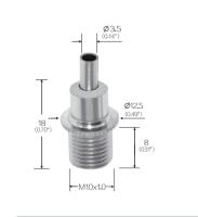 China Knurled Cable Gripper with 5mm 8mm 10mm Threaded Shank for Easy Installation and Customized Size for sale