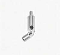 China Linear Light Suspension Brass Swivel Joint Cable Gripper With Internal Screw, for 1.0mm 1.2mm 1.5mm Wire Rope for sale