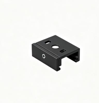 China Black Aluminum Mounting Bracket for Aluminum Profile for sale