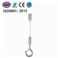 China Adjustable Length Stainless Steel 316 Spring Hook Pendant Light Suspension Kit for LED Sign Hanging for sale