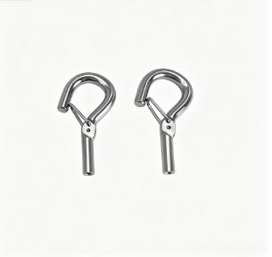 China Iron Spring Hook for 1.5mm Wire Rope with Customized Size and Easy Installation for Lighting Suspension for sale