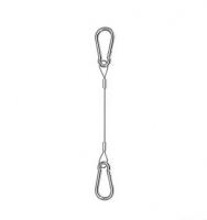 China Anti-rust Suspension Kits with two Carabiners for Panel Light for sale