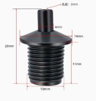 China Black Adjustable Cable Gripper for 2.0mm and 2.5mm Wire Rope , Stainless Steel Wire Rope Lock Clamp for Pendant Light Hanging, Anti-Rust Cable Gripper for Chandelier & Industrial Lighting for sale