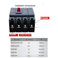 China Flame Retardant Material Molded Case Circuit Breaker with Overload Protect and 220V/380V Air Switch for Industrial Control for sale
