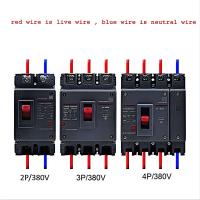 China Flame Retardant Material Molded Case Circuit Breaker with Overload Protect and 220V/380V Air Switch for Industrial Control for sale