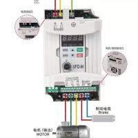 China Delta inverter 1.5kw 0.75kw 2.2kw 0.4 single-phase 220v three-phase 3.7kw 5.5kw 7.5kw 380 for sale