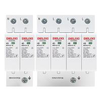 China Surge protector DZ47SY lightning surge switch 2p household 4p lightning arrester 20KA40KA household for sale