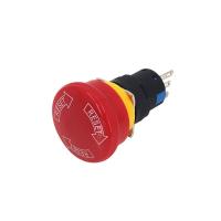 China Directly supplied 16mm emergency stop button switch, large head emergency stop button, dedicated for charging piles for sale