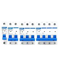 China NXB air switch circuit breaker 1P household 2P small micro air switch 3P 4P single-phase 220V three-phase 380V for sale