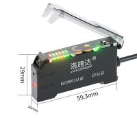 China Intelligent digital PNP color fiber optic amplifier sensor, correlative diffuse reflection E3X-NA11 fiber optic amplifier for sale