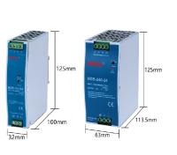 China NDR-120-24 guide rail type 75W, 150W, 240W, 480W industrial grade 12V, 48V switching power supply for sale
