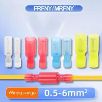 China FRFNY/MRFNY nylon fully insulated bullet-type male and female docking terminals with brass core cold-pressed wire connectors 0.5 for sale