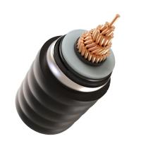 China National standard 64/110KV YJLW 03 copper core corrugated aluminum sheath ultra-high voltage cable, 240~1600 square meters for sale