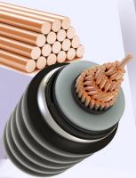 China National standard 64/110KV YJLW 03 copper core corrugated aluminum sheath ultra-high voltage cable, 240~1600 square meters for sale