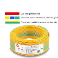 China BV 16mm² cable, copper core wire, national standard wire, single core, hard wire, 16mm², 100 meters for sale