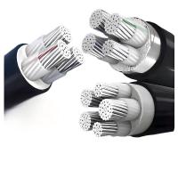 China National standard aluminum core cable, YJLV overhead 4-core 16/25/50/70mm² three-phase four-wire buried aluminum cable for sale