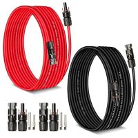 China Photovoltaic panel extension cable, 4/6 square solar panel connecting wire, MC4 connector, DC cable for sale