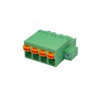 China 2ENXKNM-5.08-XXP plug-in terminal spring plug spacing industrial control distribution network plug-in connector for sale