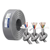 China High flexibility TRVV drag chain cable National standard pure copper 2 3 4 5 6 7 8-core industrial bending and oil resistant flexible wire for sale
