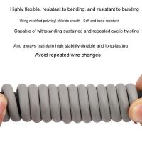 China High flexibility TRVV drag chain cable National standard pure copper 2 3 4 5 6 7 8-core industrial bending and oil resistant flexible wire for sale