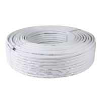 China Sheath wire, pure copper wire, 2-core 1.5/2.5/4/6 square meter household power cable, parallel wire, white flexible wire for sale