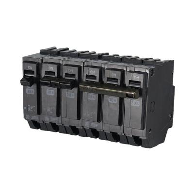 China THQL American miniature circuit breaker 1P/2P South American American standard black miniature circuit breaker 20A/30A/60A for sale