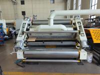 China Fingerless Vacuum Adsorption Single Facer Corrugated Machine Electric Driven for sale
