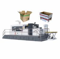China Corrugated Carton Die Cutting Machine with 1-10mm Cutting Thickness, PLC Control, and 4600 Sheets/h Speed for sale
