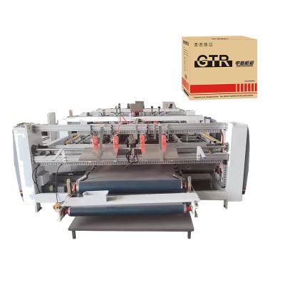 China Double Pieces Corrugated Carton Folder Gluer Machine 2000 Type Semi Auto for sale