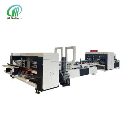 China Carton Box Automatic Folder Gluer 1000mm Vacuum Suction Feeding for sale