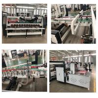 China Carton Box Automatic Folder Gluer 1000mm Vacuum Suction Feeding for sale