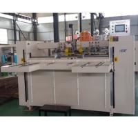 China Semi Automatic Carton Box Stitching Machine 2000 Model Double Servo Single Piece for sale