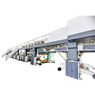 China Gerun 300-2500 Type Five Layer High Speed Corrugated Cardboard Production Line for sale