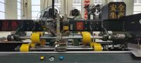 China Semi Auto Double Servo Single Piece Stitching Machine PLC control 2000 Model for sale