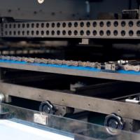 China Auto Carton Paper Press Die Cutter Stacker Flat Bed Die Punching Machine for sale