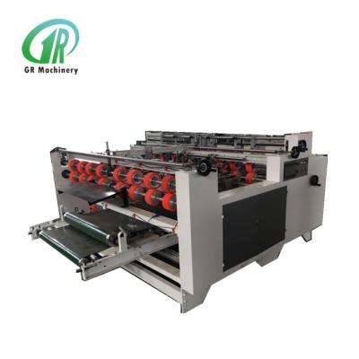 China 2000mm High Speed 2 Pieces Corrugated Carton Folder Gluer Machine Semi Auto for sale