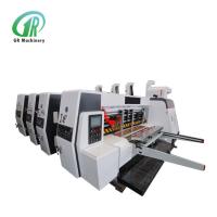 China ISO PLC control Corrugated Carton Flexo Printing Machine With Slotting Die Cutting Stacker for sale