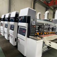 China ISO PLC control Corrugated Carton Flexo Printing Machine With Slotting Die Cutting Stacker for sale