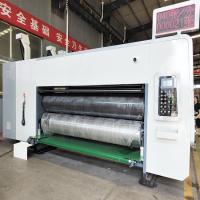 China 4 Colours Corrugated Carton Flexo Printing Machine With Slotting Die Cutting 250pcs/min for sale