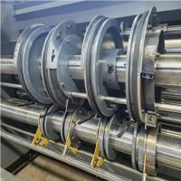 China Fast Speed Lead Eage Feeder Flexo Printing Slotting Die Cutting Machine 180pcs/Min for sale