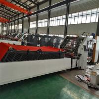 China High Speed Full Automatic Flute Laminating Machine 1300mm To 1600mm 10KW for sale