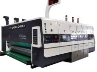 China 1400 Automatic 3 Colors Corrugated Flexo Printing Machine with slotting For Pizza box for sale
