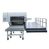 China Lead Edge Feeding Corrugated Carton Die Cutting Machine For Pizza Box for sale